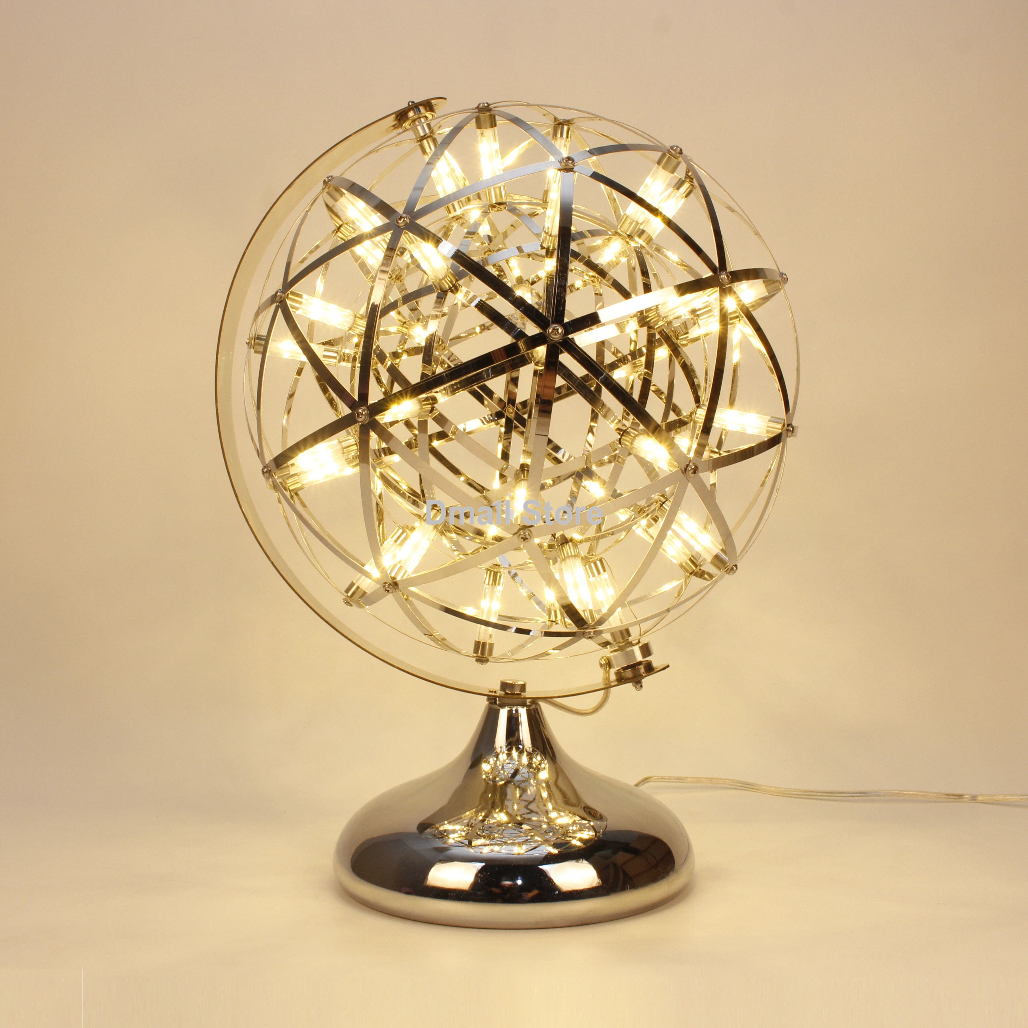 Round Globe Futuristic Table Lamp – Taraiga