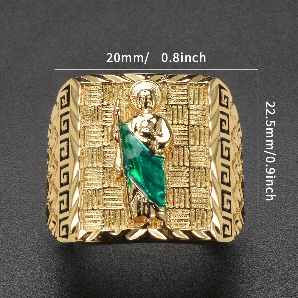 San Judas Stainless Steel Ring – Taraiga