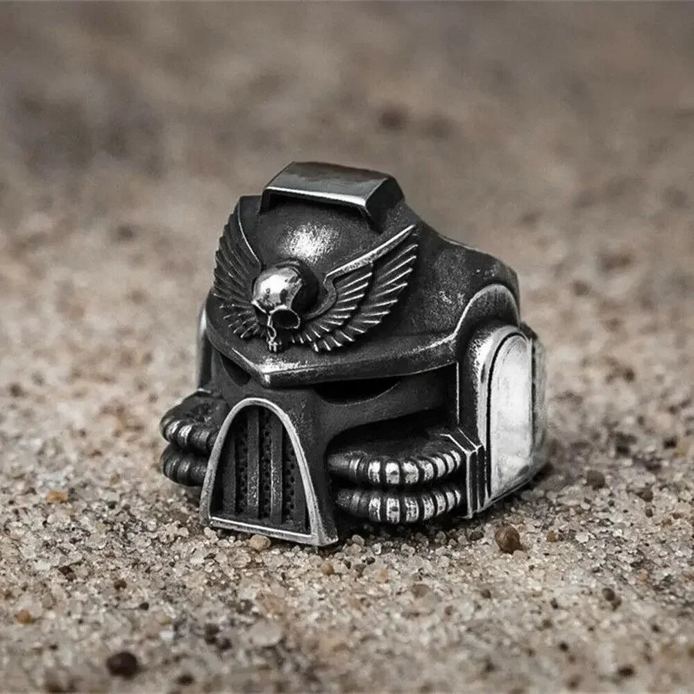 Punk Cool Mecha Skull Ring – Taraiga